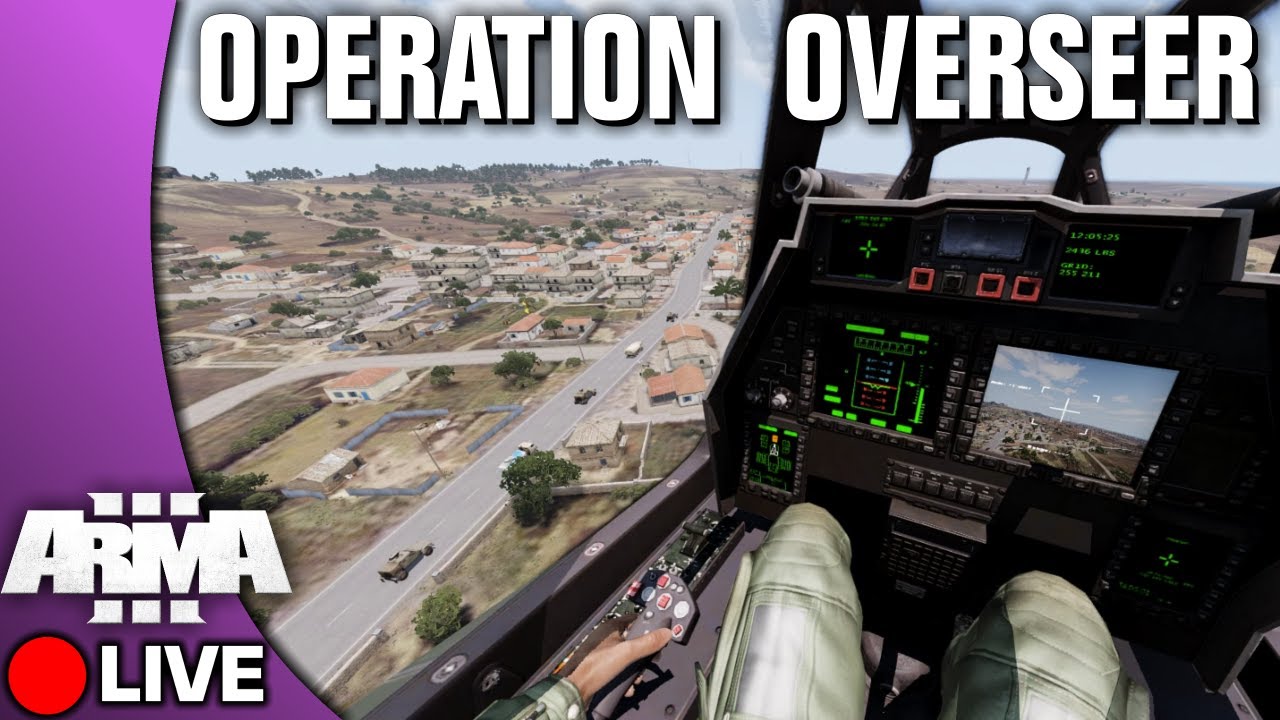 🔴 LIVE ARMA 3 Operation Overseer | Helicopter Overwatch | Convoy ...