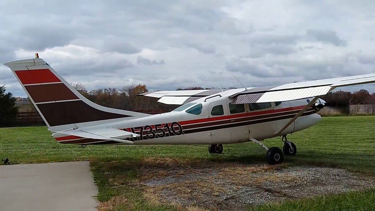 Cessna U206 with PT6A-21 Turboprop engine. - YouTube