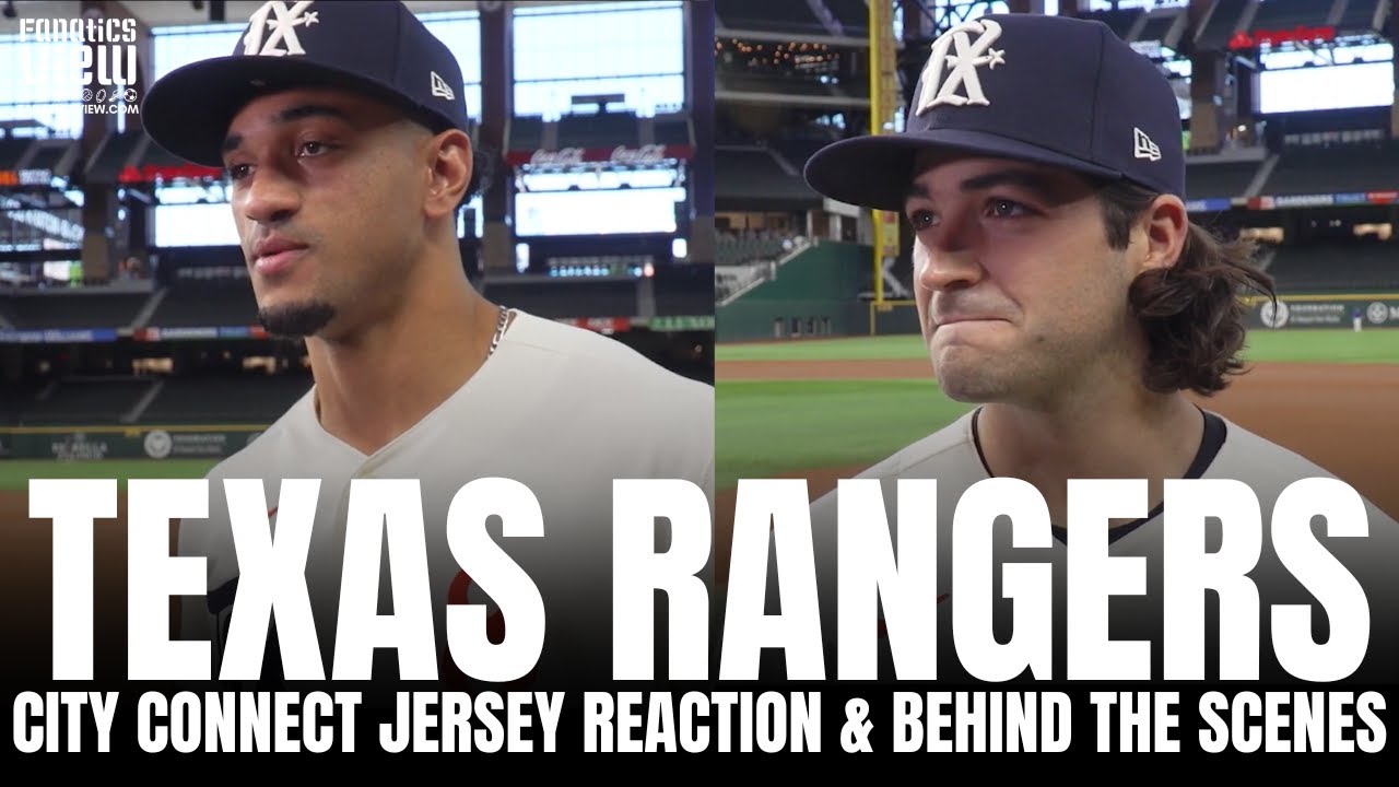 Bubba Thompson, Josh Smith & Texas Rangers React to City Connect ...