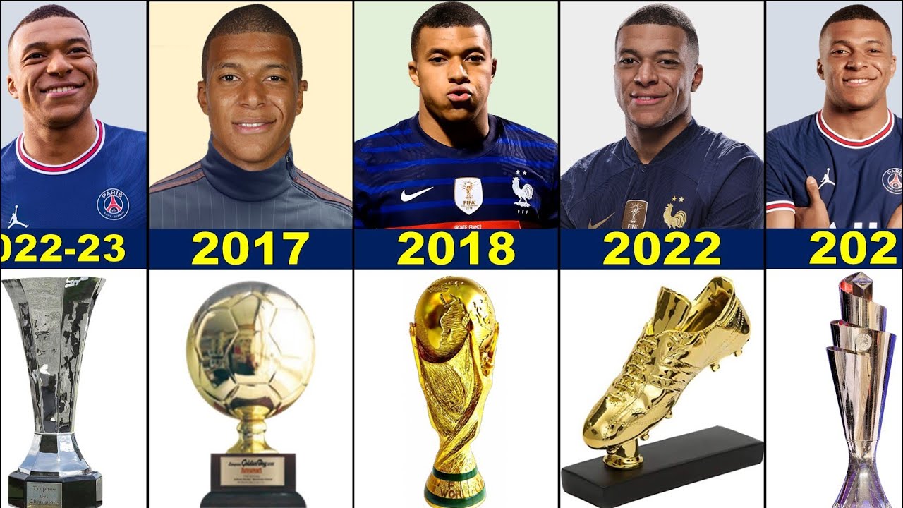 Kylian Mbappé Trophées & Titres 🏆 - YouTube