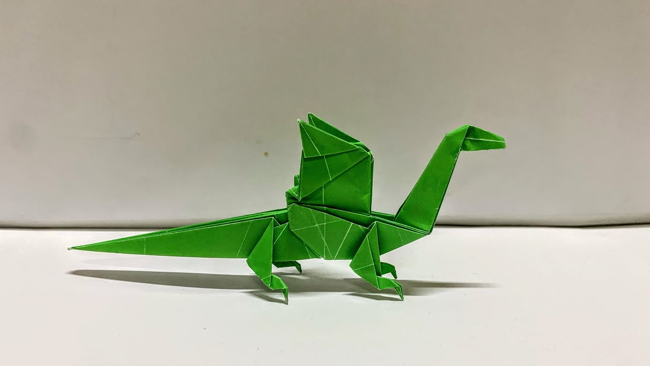 How To Fold Dragon Paper | Origami Dragon Step By Step - YouTube
