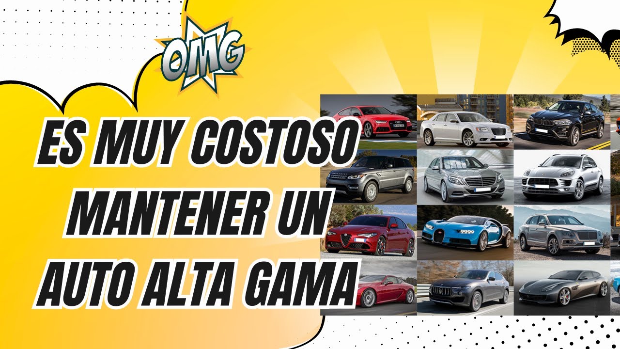 ¿Es muy costoso mantener un auto alta gama? - YouTube