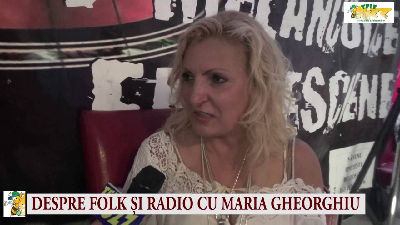 Maria Gheorghiu, despre folk si radio - YouTube