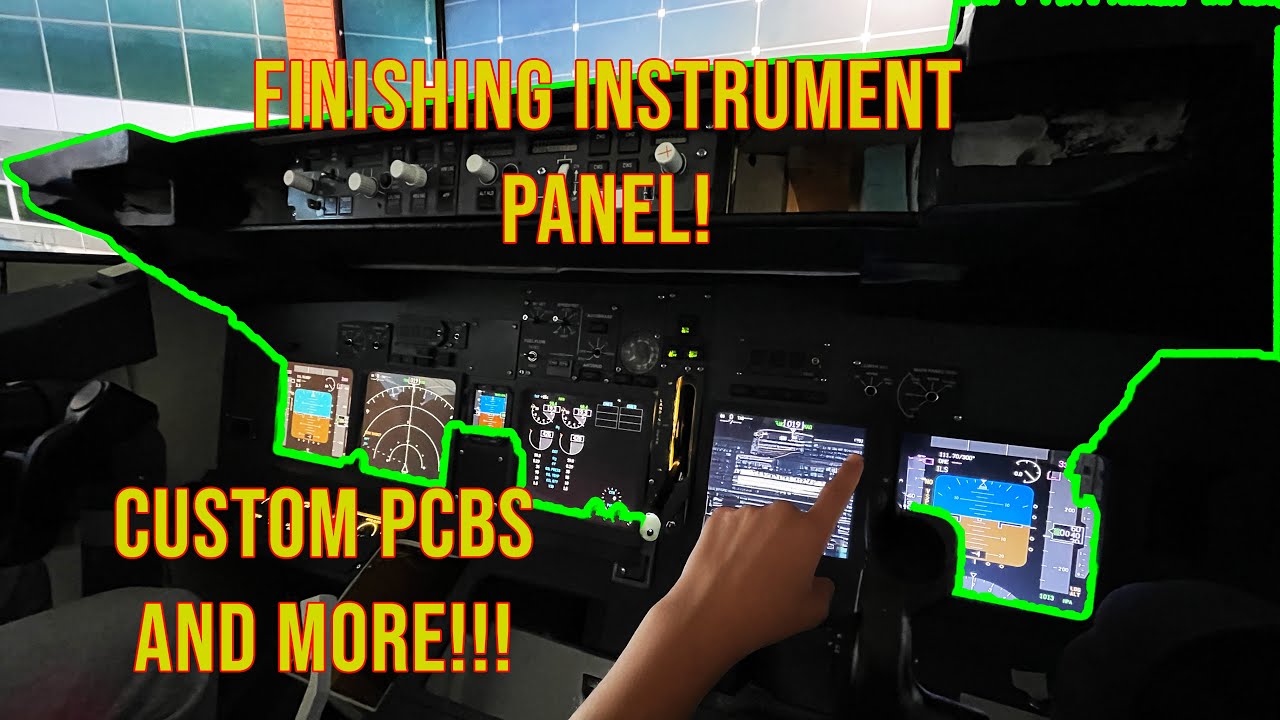 Best Looking DIY Instrument Panel Ever! [B737 Build #16] - YouTube