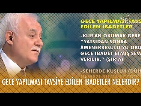Gece yapılması tavsiye edilen dualar  - Nihat Hatipoğlu Dosta Doğru 23 Ocak 2020