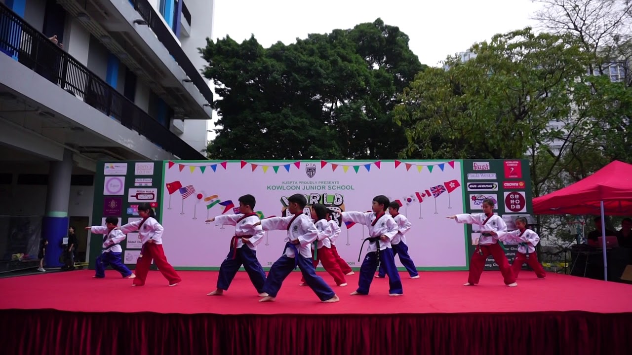 2017 March KJS School Fair Teakwondo Performance - YouTube