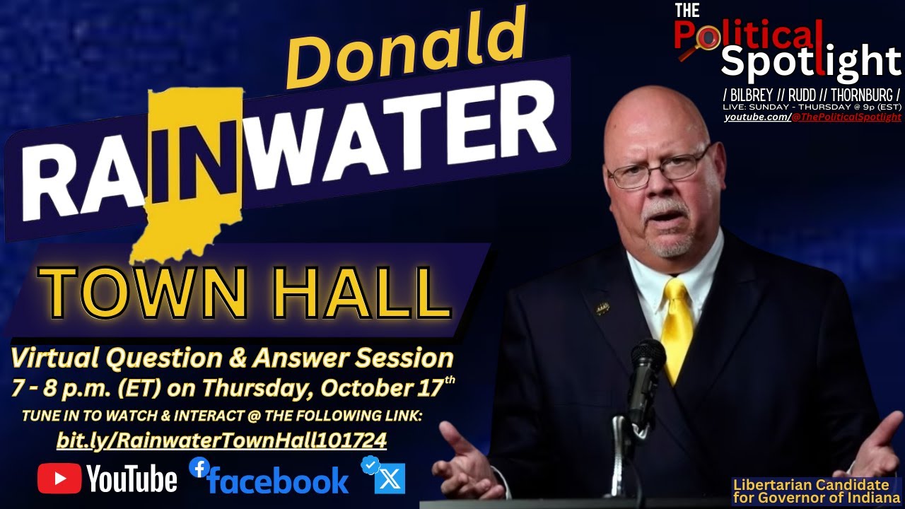 Town Hall Forum #3 w/Donald Rainwater (L) Candidate for Governor of ...