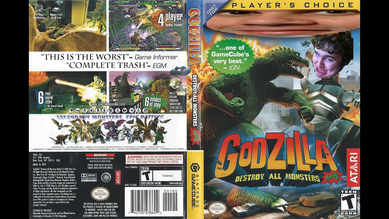 Godzilla Destroy All Monsters Melee: THIS GAME IS ABSOLUTELY THE BEST ...