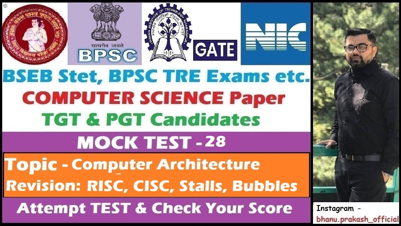 BPSC TRE Computer Science MCQs: 28 & Revision | COMPUTER ARCHITECTURE ...