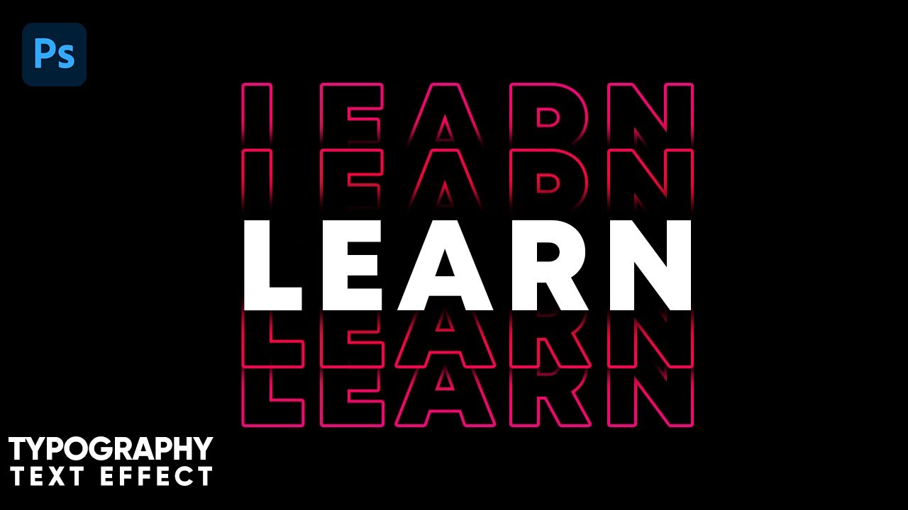 Typography Text Design in Photoshop | Text Design in Photoshop | 3d ...