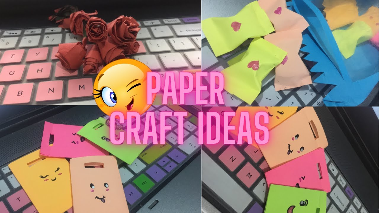 how to make cute mini paper craft| cute gift ideas - YouTube