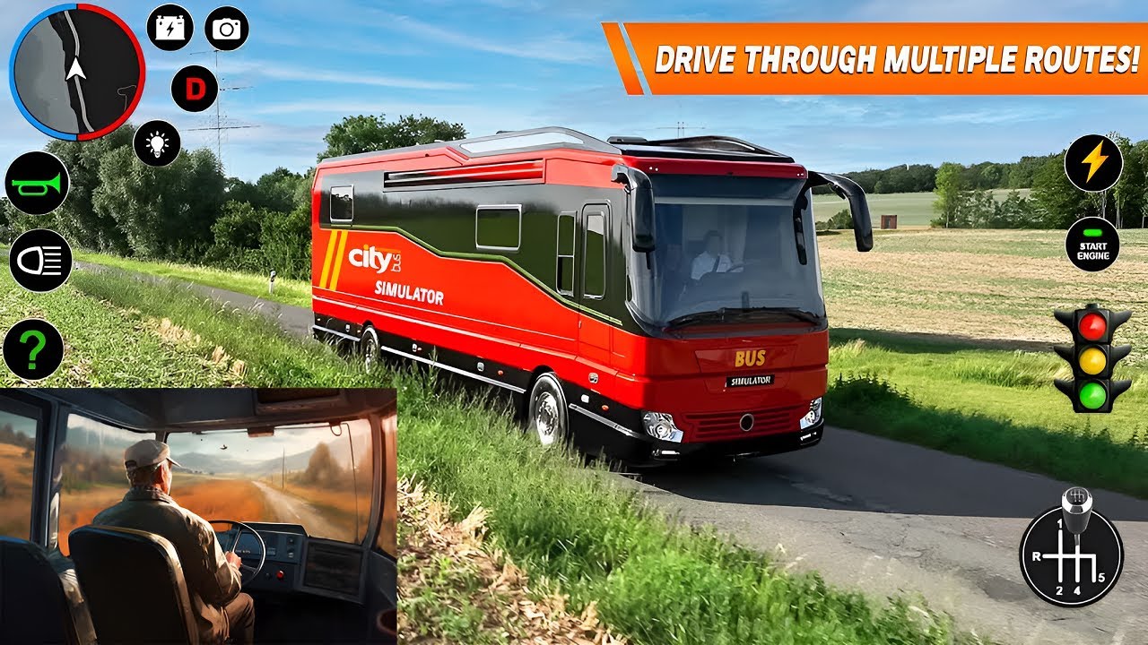 Bus Simulator Game 3D | Modern Bus Simulator Drive - 2024 - YouTube