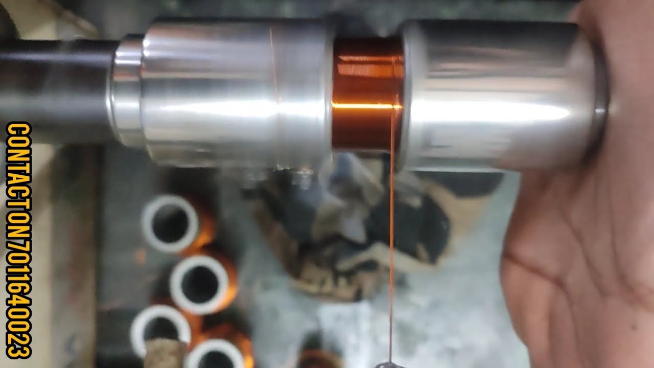 how to make 1" 6 layer 12 ohm's aluminium speaker 🔊 voice coil - YouTube