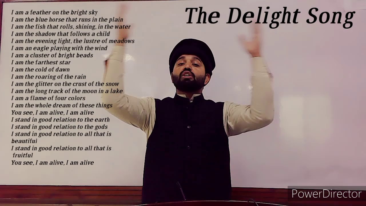 The Delight Song poem 17 - YouTube