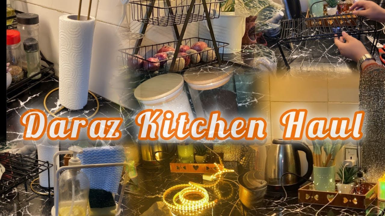 Daraz Kitchen Haul || Cute Daraz Finds😍 ||kitchen Makeover with Daraz ...
