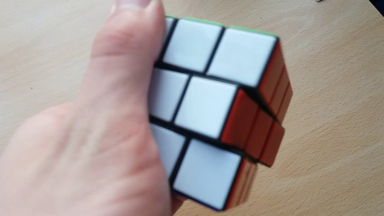 How To Solve A Rubik's Cube (One Hand) - YouTube