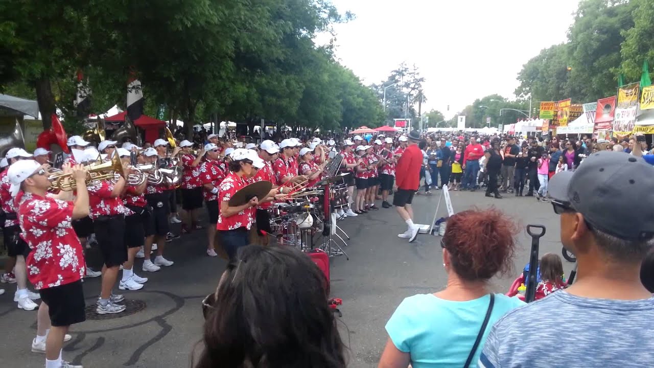 Marching band performing 'Crazy Train' - YouTube