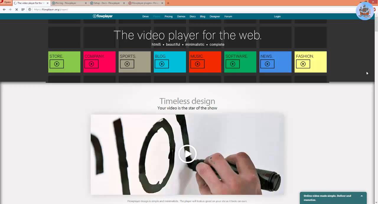 Reproductores HTML5: Flowplayer - Introducción - YouTube