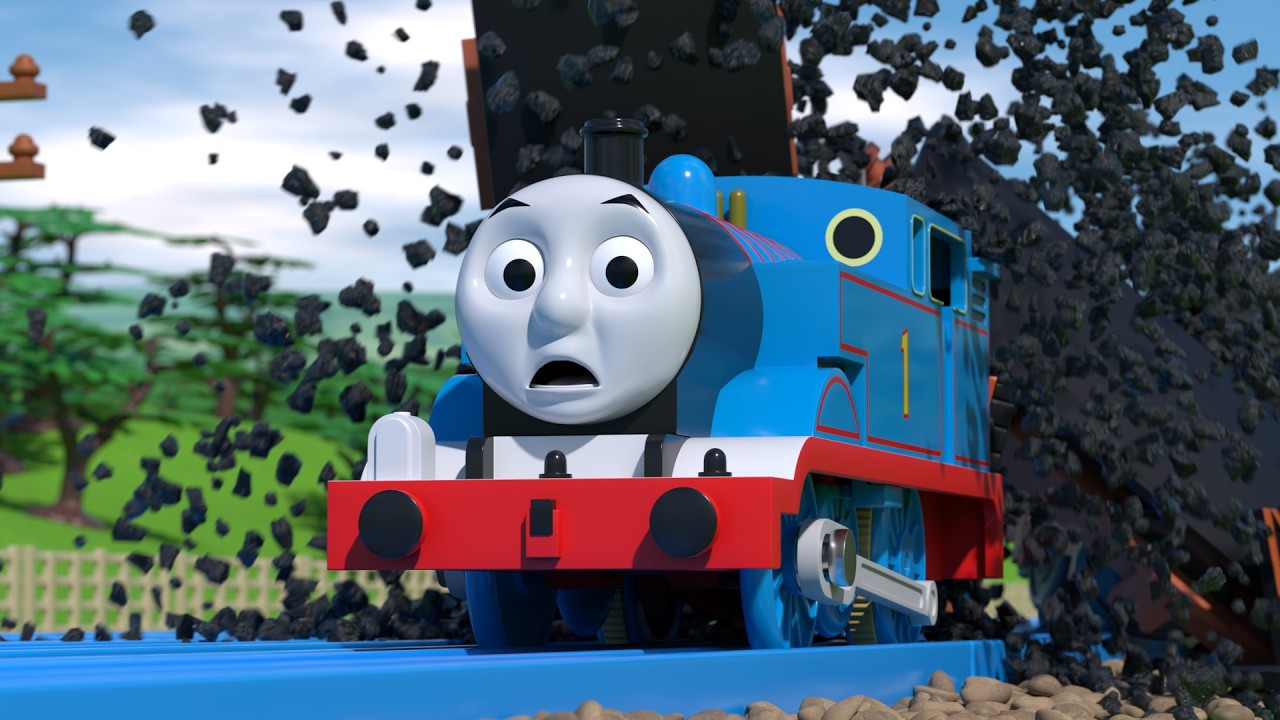 360º Coal Trucks SMASH into Thomas! REMASTERED 4K 60FPS | TOMICA Thomas ...