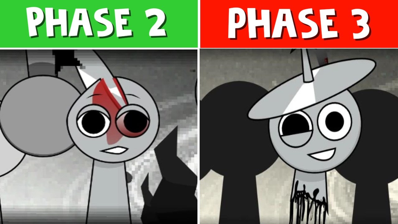 Sprunkilarity phase 2 Vs 3 | incredibox sprunki #incrediboxsprunki # ...