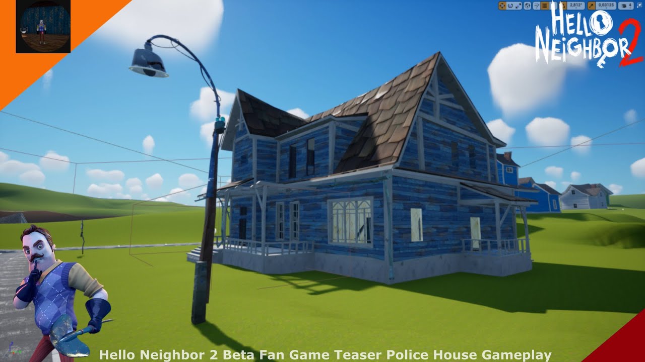 Hello Neighbor 2 Beta Fan Game Police House Gameplay - YouTube
