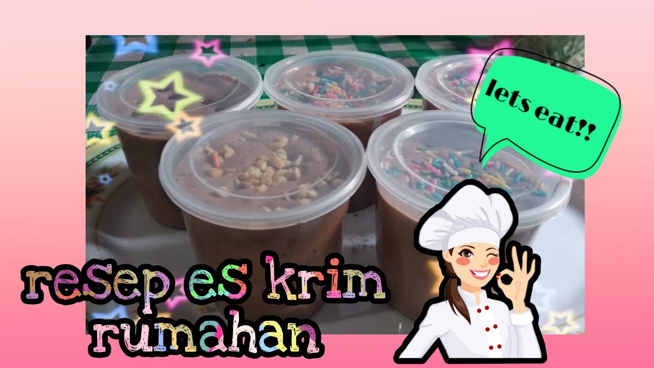 Resep dan cara membuat "ES KRIM RUMAHAN" Praktis, Segar dan menawan ...