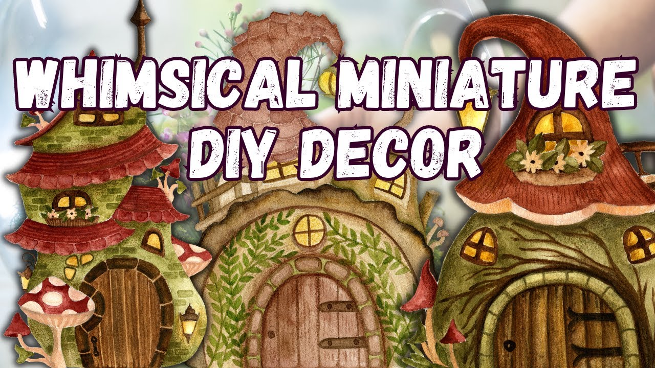 Whimsical Miniature DIY Decor and Crafts That Get You Thinking OUTSIDE the BOX - YouTube