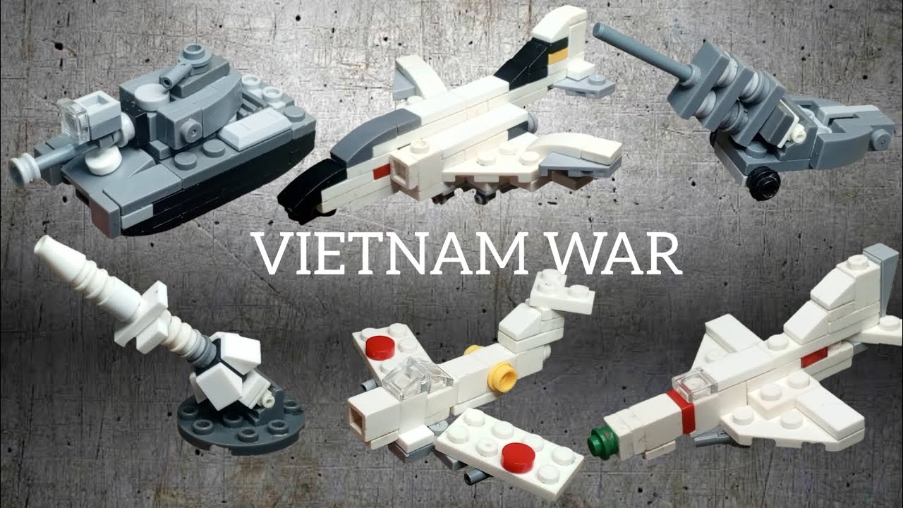 LEGO Military Vehicles from Vietnam War Tutorial MOC - YouTube