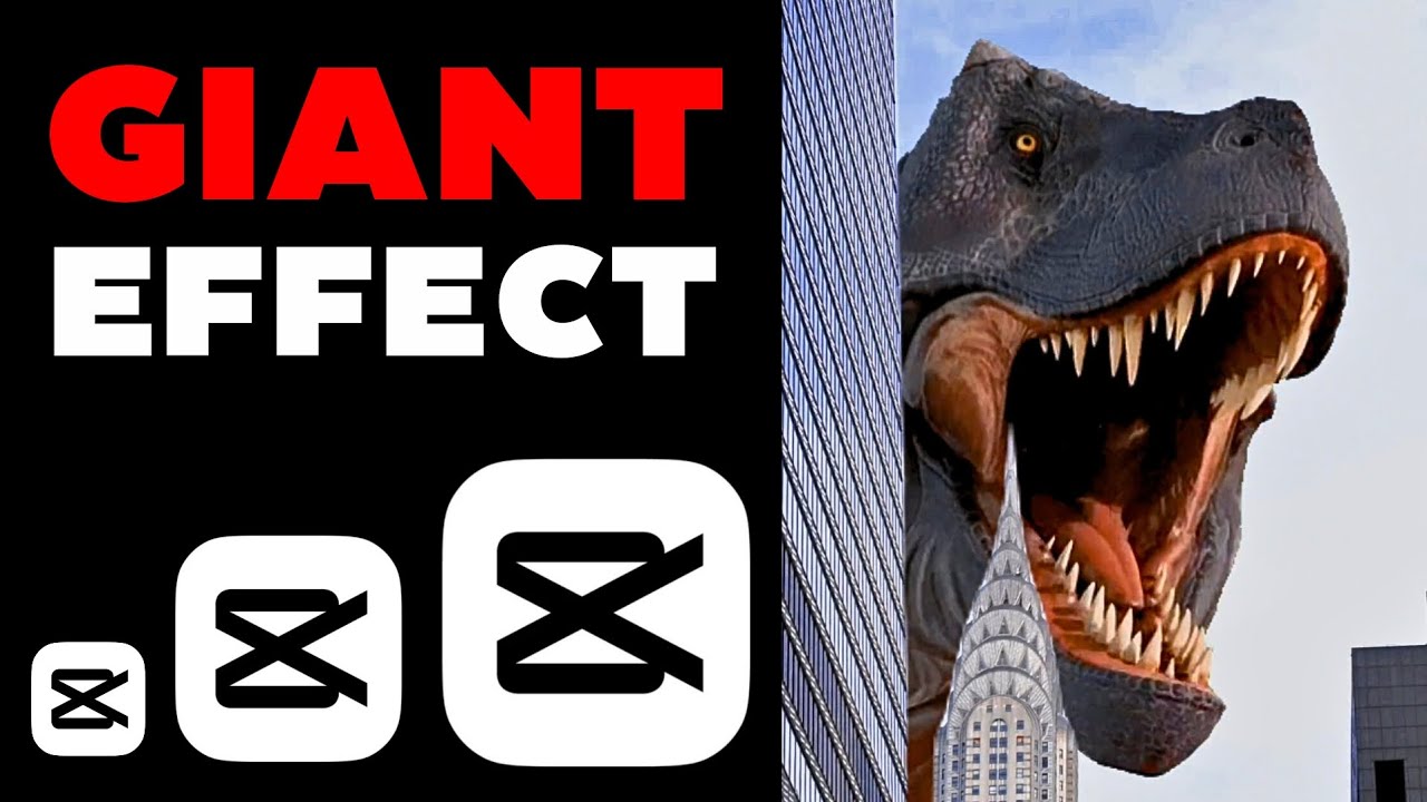 How to Make Giant Godzilla Effect | Capcut Tutorial - YouTube