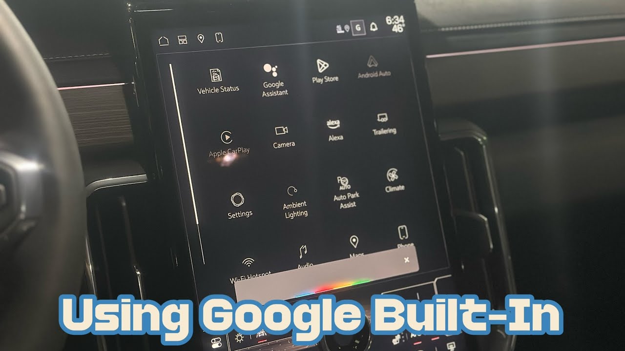 How to Use Your Google Built In on Your Acadia - YouTube