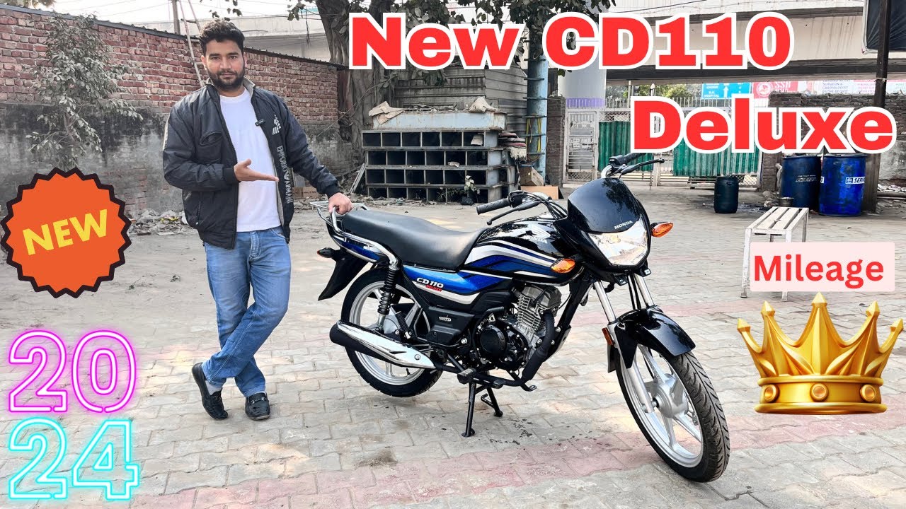Honda New CD110 Deluxe 2024 Model Price Mileage Features Spec. Detail ...