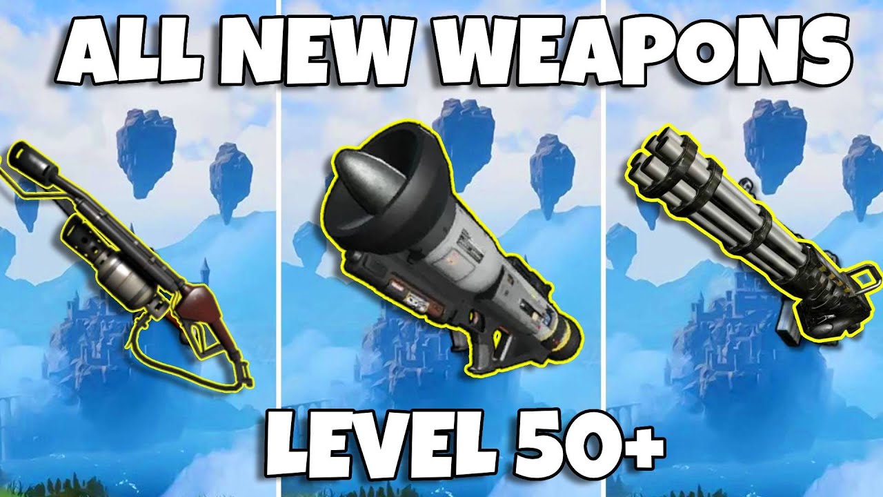 ALL new WEAPONS in the NEW Palworld Update (LASER GUNS) - YouTube