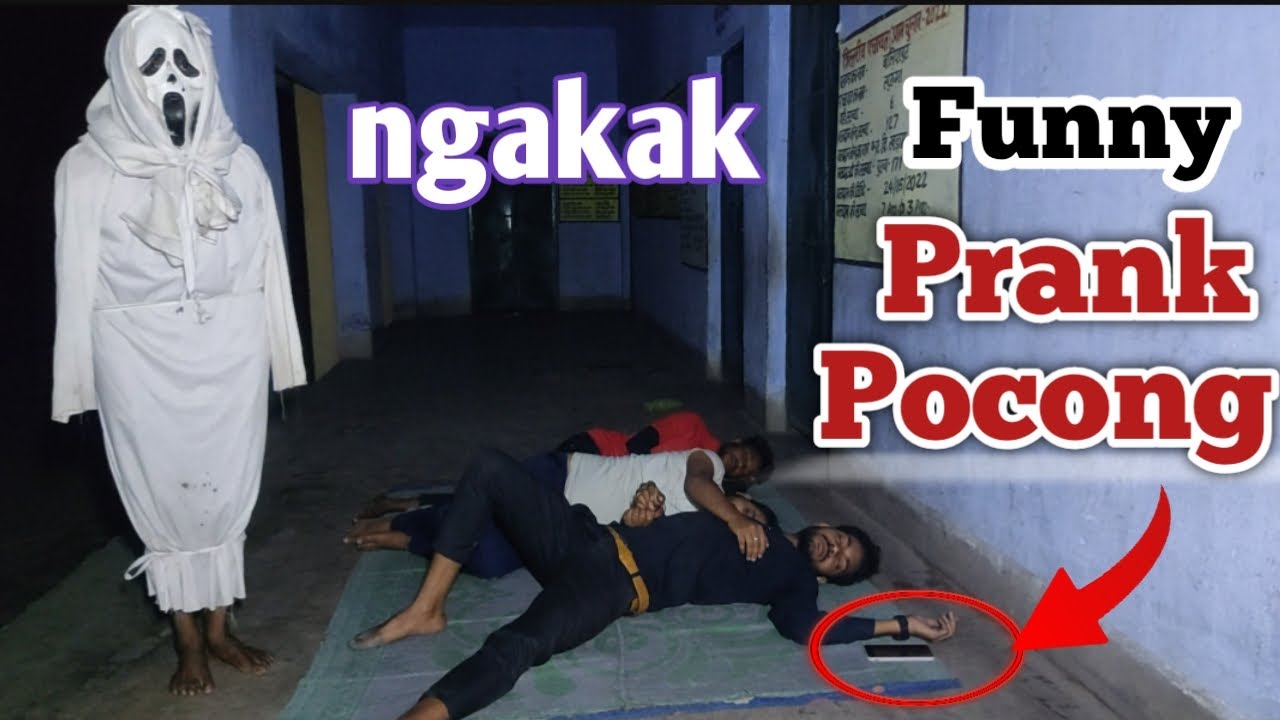 funny prank pocong 😂 /ngakak/ pocong video /mk vlogs - YouTube