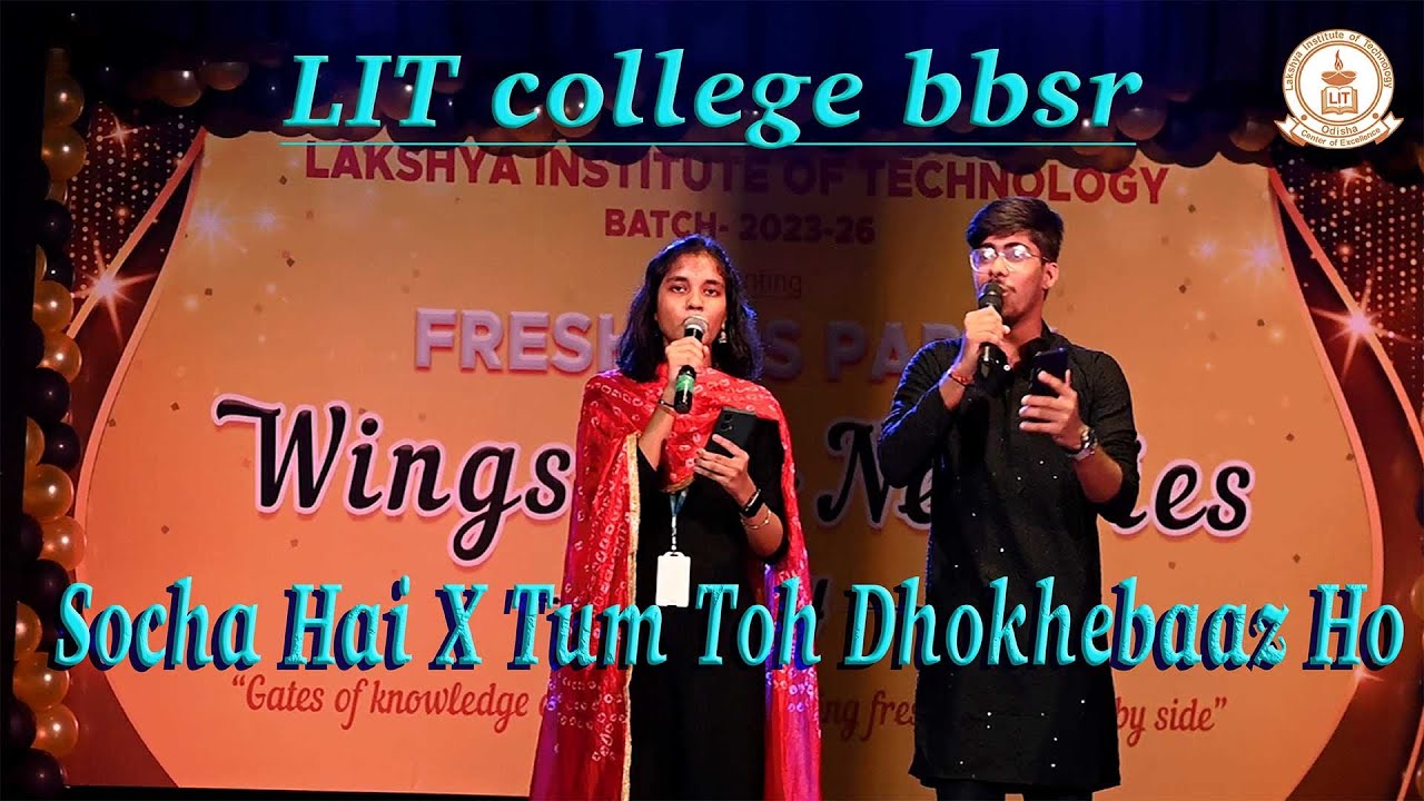 Amazing song performance at Fresher's Party at Lakshya Institute of ...