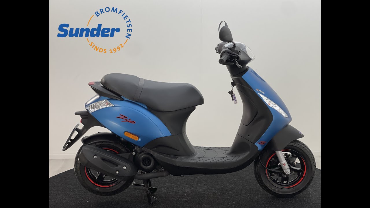 PIAGGIO ZIP S 45km matt blue 253/a 45km bj: 2022 170 km tweedehands ...