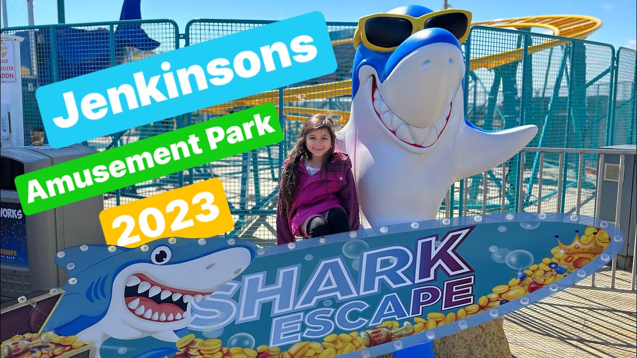 Shark Escape Kids Roller Coaster Ride at Jenkinsons Boardwalk Amusement ...