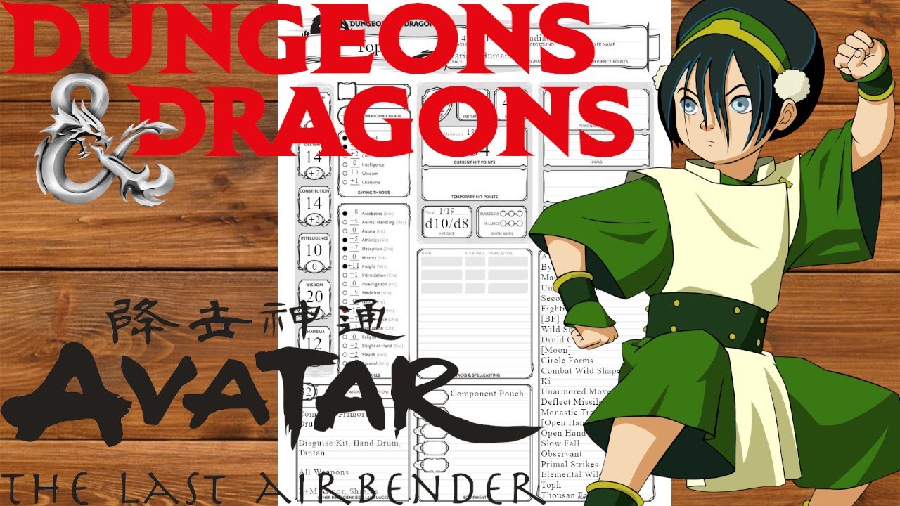 Nephilim Builds | Toph (Avatar: The Last Airbender) - YouTube