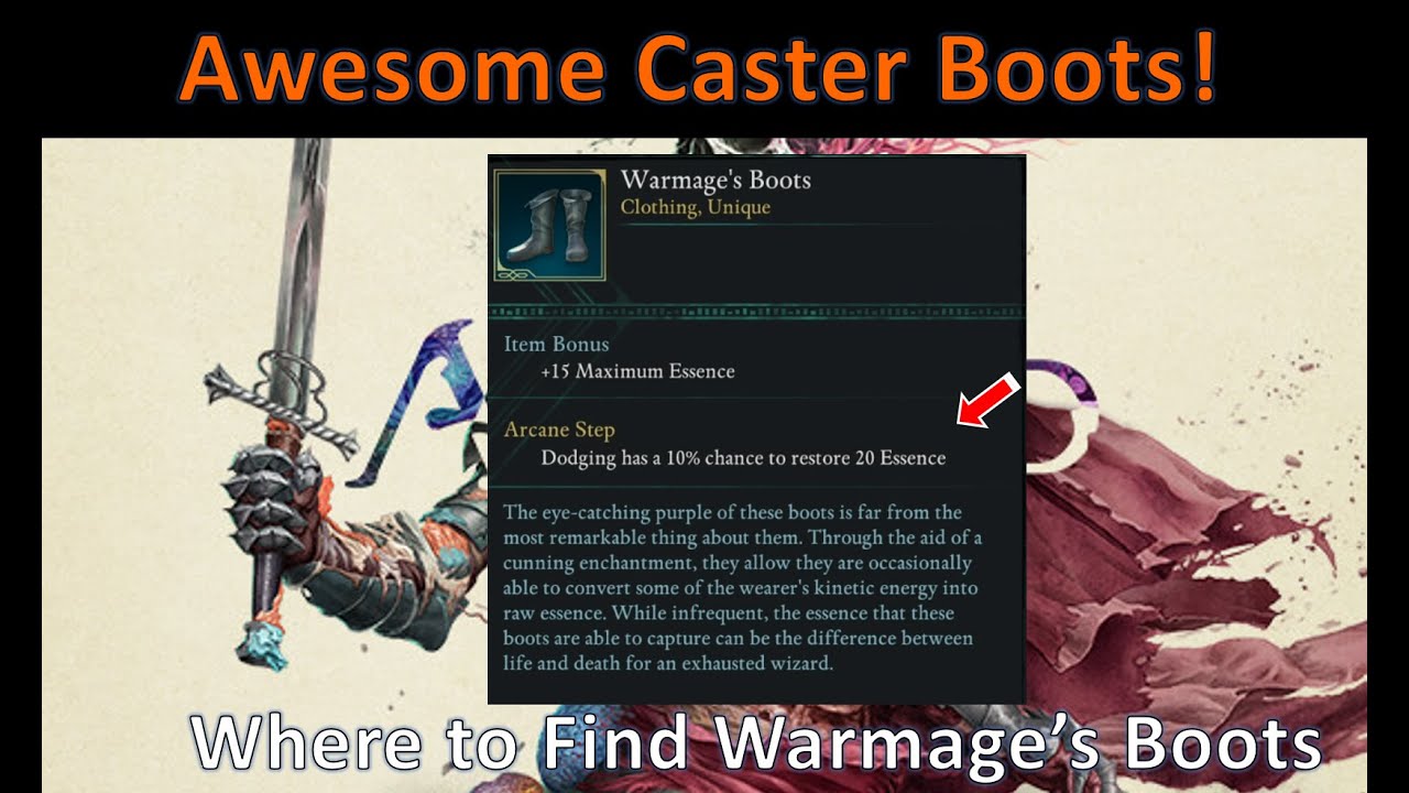 One of the Best Rare Unique Boots for Casters in Avowed! Warmage's ...