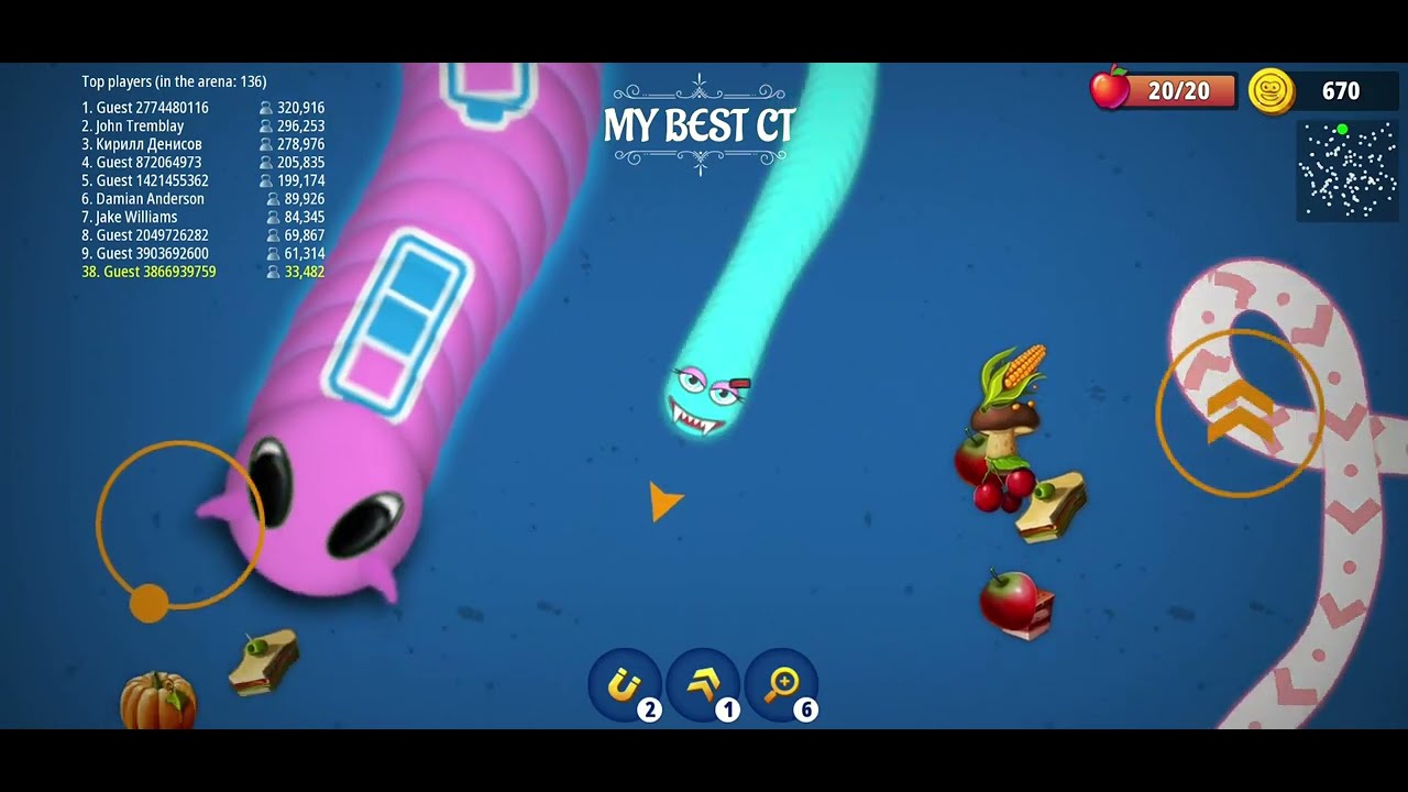 Worms Zone Gameplay | worms zone.io | videos games | biggest snake # ...
