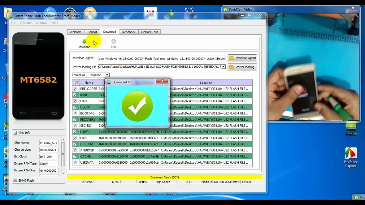 Huawei Lua U22 Flashing & Dead Boot FIX - YouTube