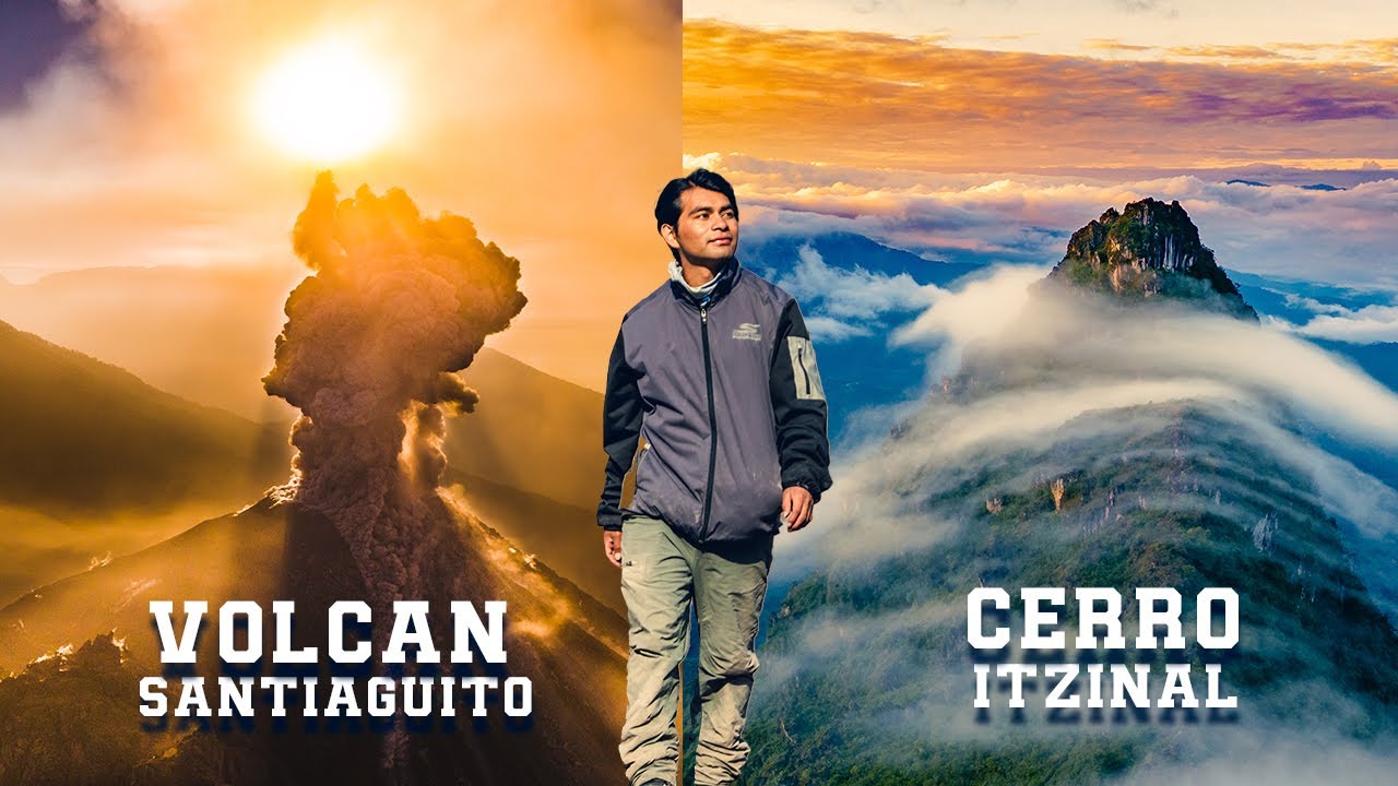 Viajé al Volcan más peligroso (Santiaguito) y al Cerro Itzinal (Pico ...