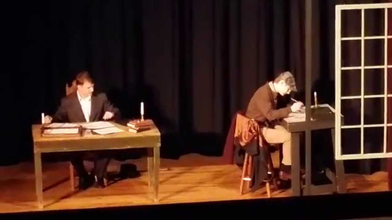 Scrooge and Cratchit in the Counting House - YouTube
