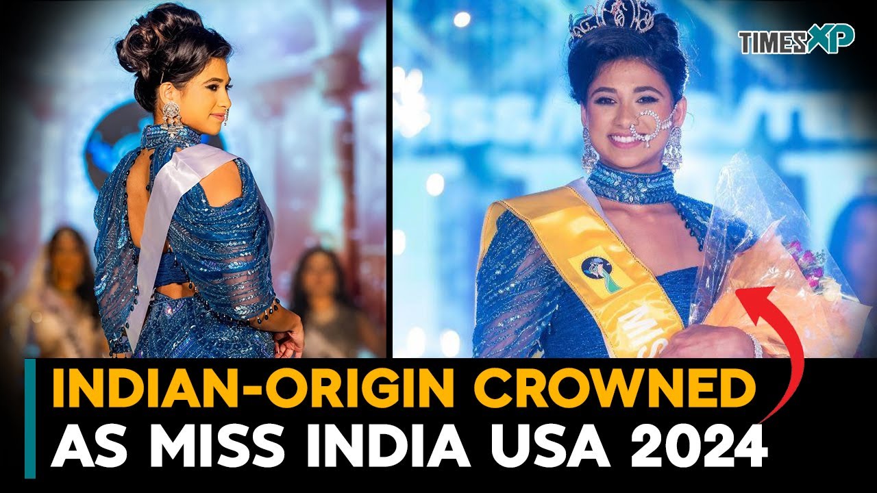 Indian Origin Teen in US Crowned As 'Miss India USA 2024' - YouTube