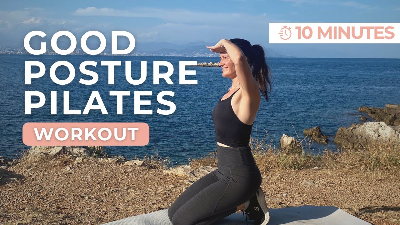 10 MIN PILATES WORKOUT for Better POSTURE: Defeat Hunched Over Round PC ...