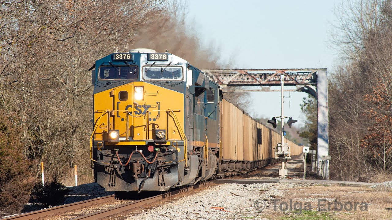 CSX Virginia A-Line Trains and More! - YouTube