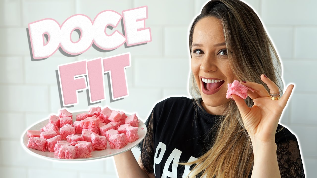 RECEITA DE MARSHMALLOW FIT (pra comer sem culpa!) - YouTube