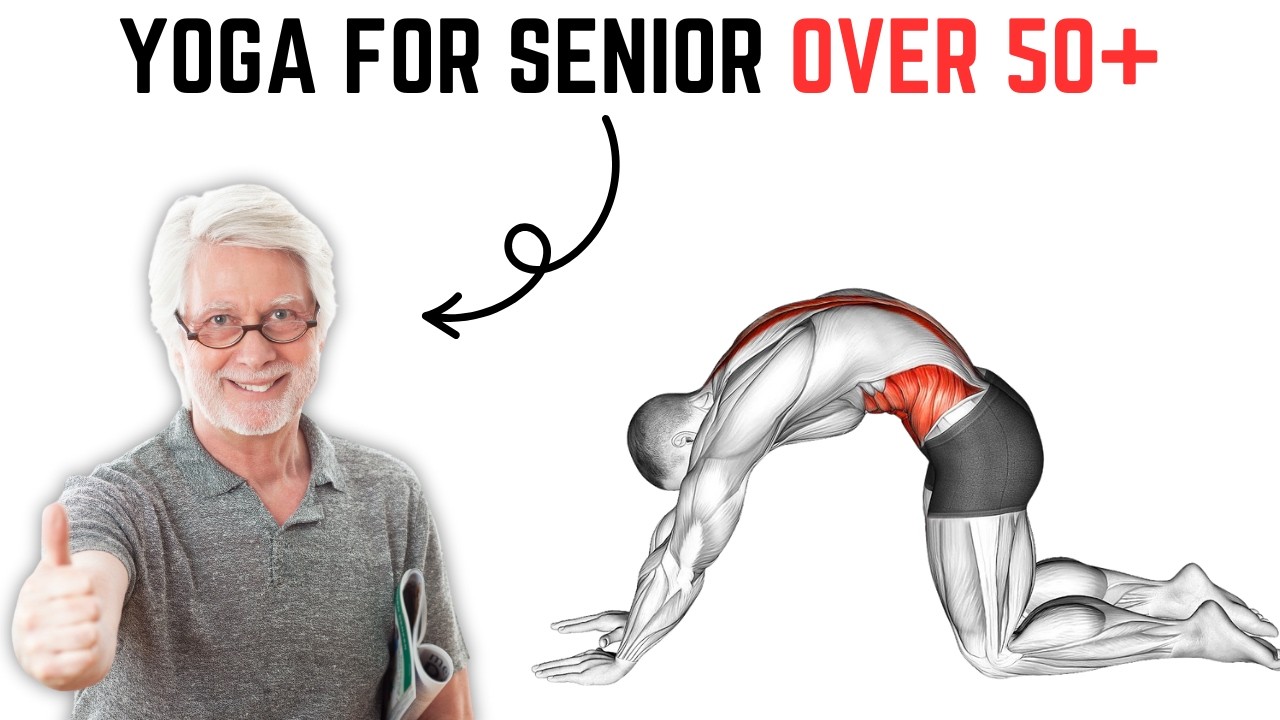 Simple Yoga for Seniors & Beginners 40+ | Feel Young & Active - YouTube