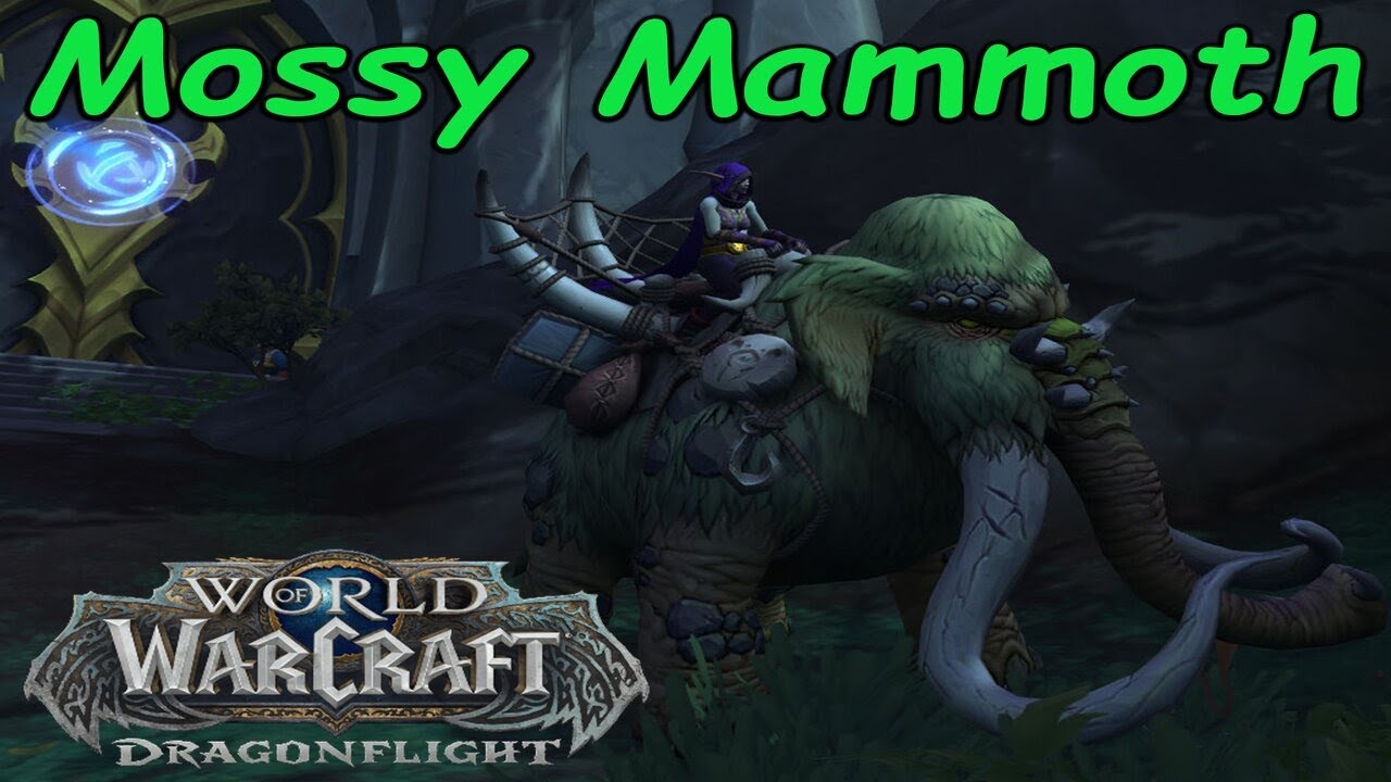 How to get the Mossy Mammoth Mount in World of Warcraft Dragonflight ...