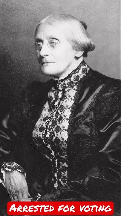 Arrested for voting. Susan B. Anthony women's suffrage #shorts - YouTube