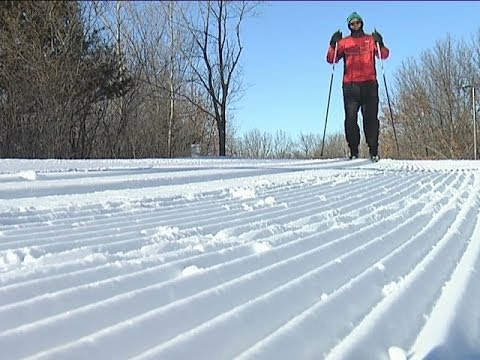 Hyland's New Cross-Country Ski Loop Welcomes Skiers - YouTube